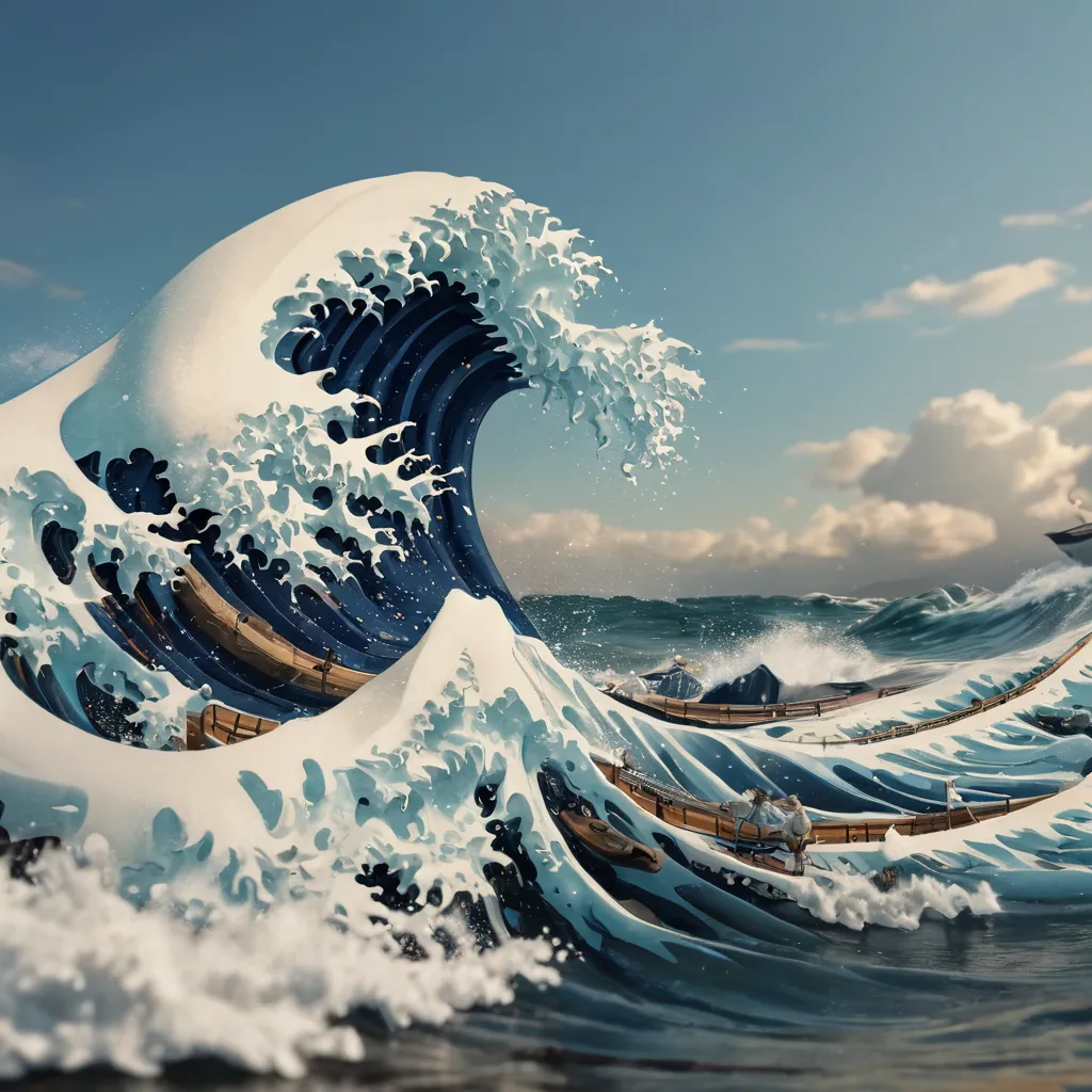 The Cultural Impact of Great Wave Paintings in Surfing